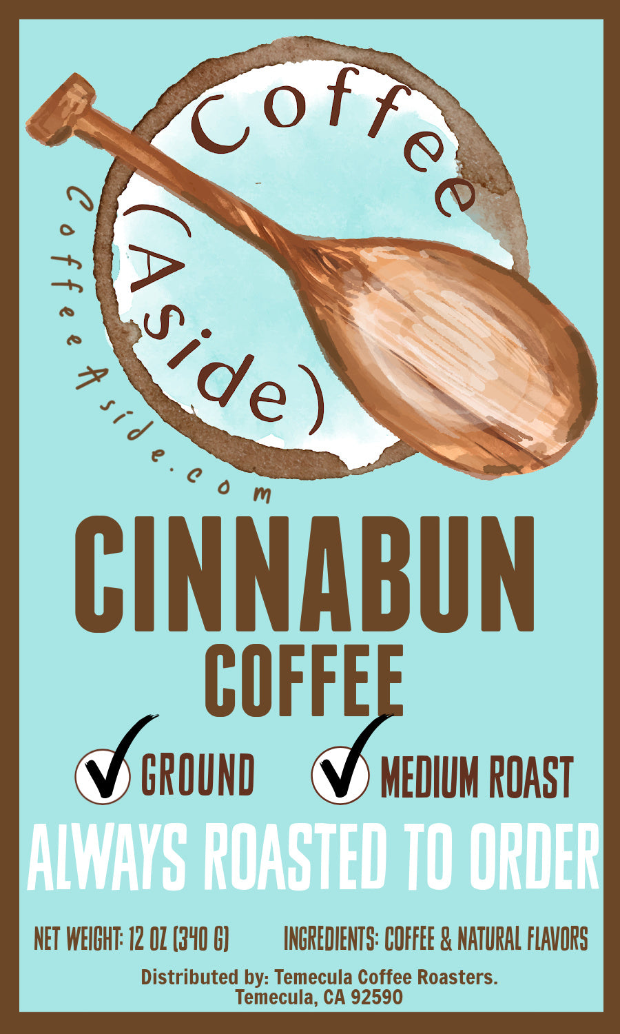 Cinnabun; 12oz. [FREE SHIPPING] – COLLAB FOR GOOD [Community. Coffee ...