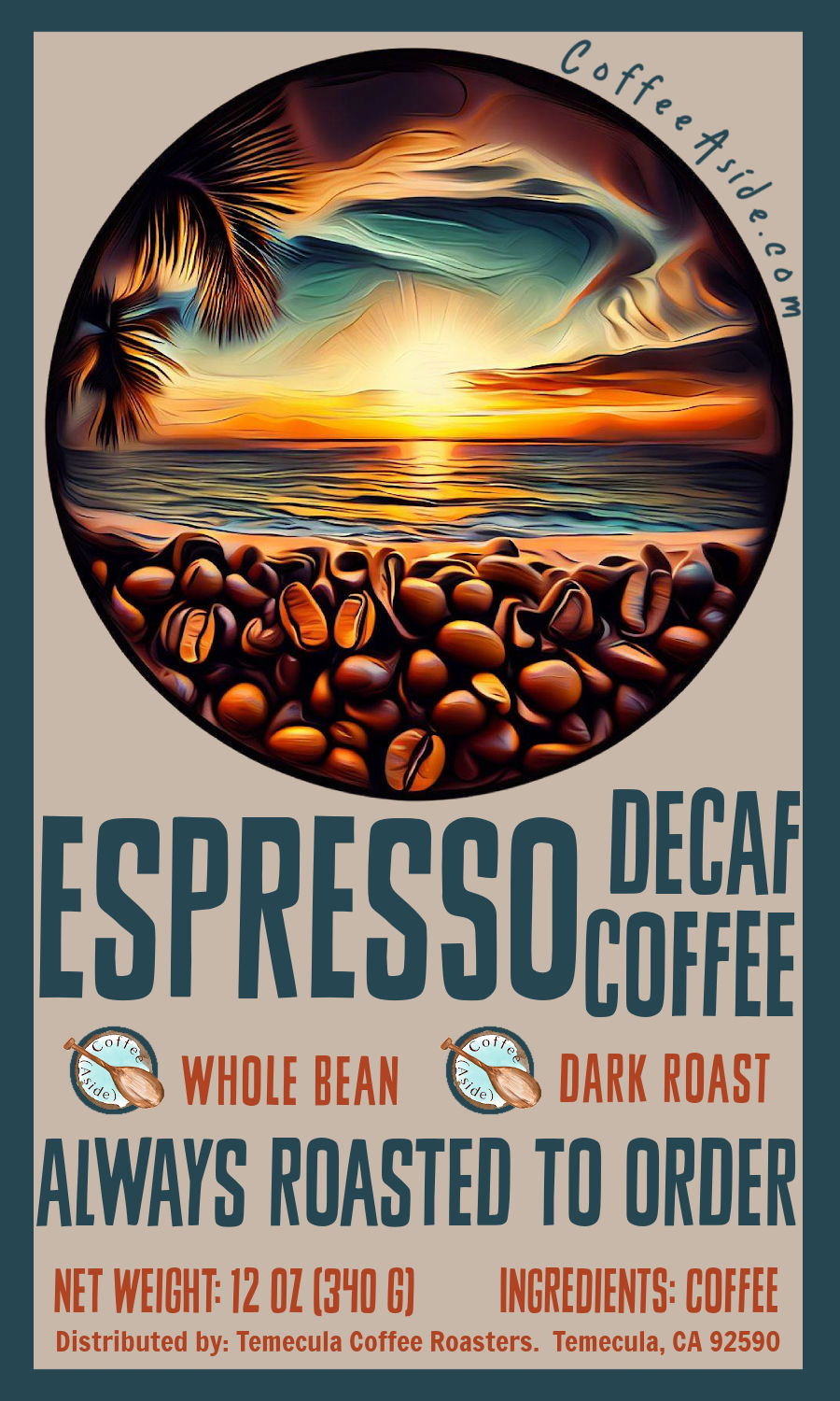Decaffeinated House Espresso; 12oz [FREE SHIPPING] – COLLAB FOR GOOD ...